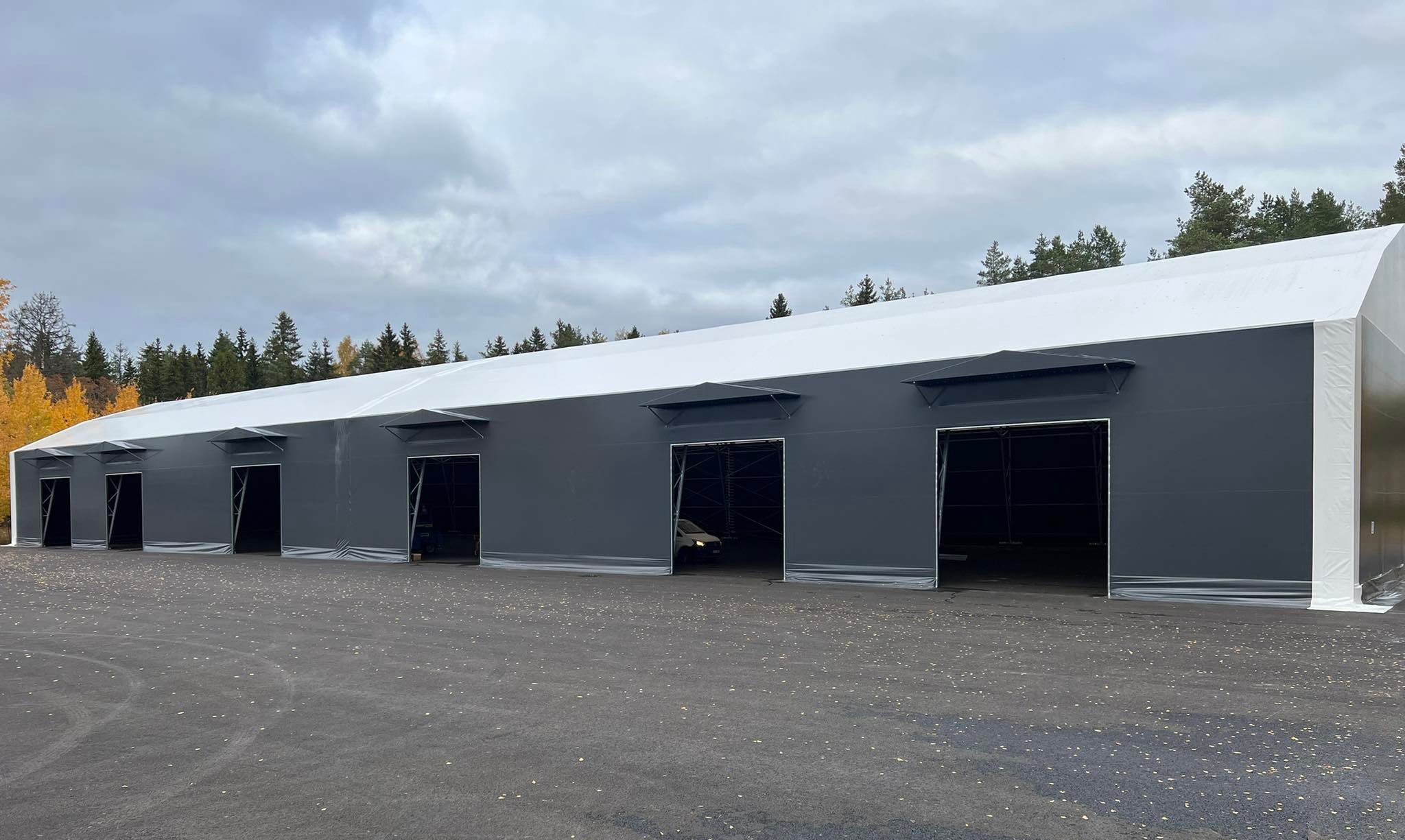 Palmse Metall PVC hall 30 x 80 m, H/6,5 – 2400 m² - FinEst-Hall Factory OÜ