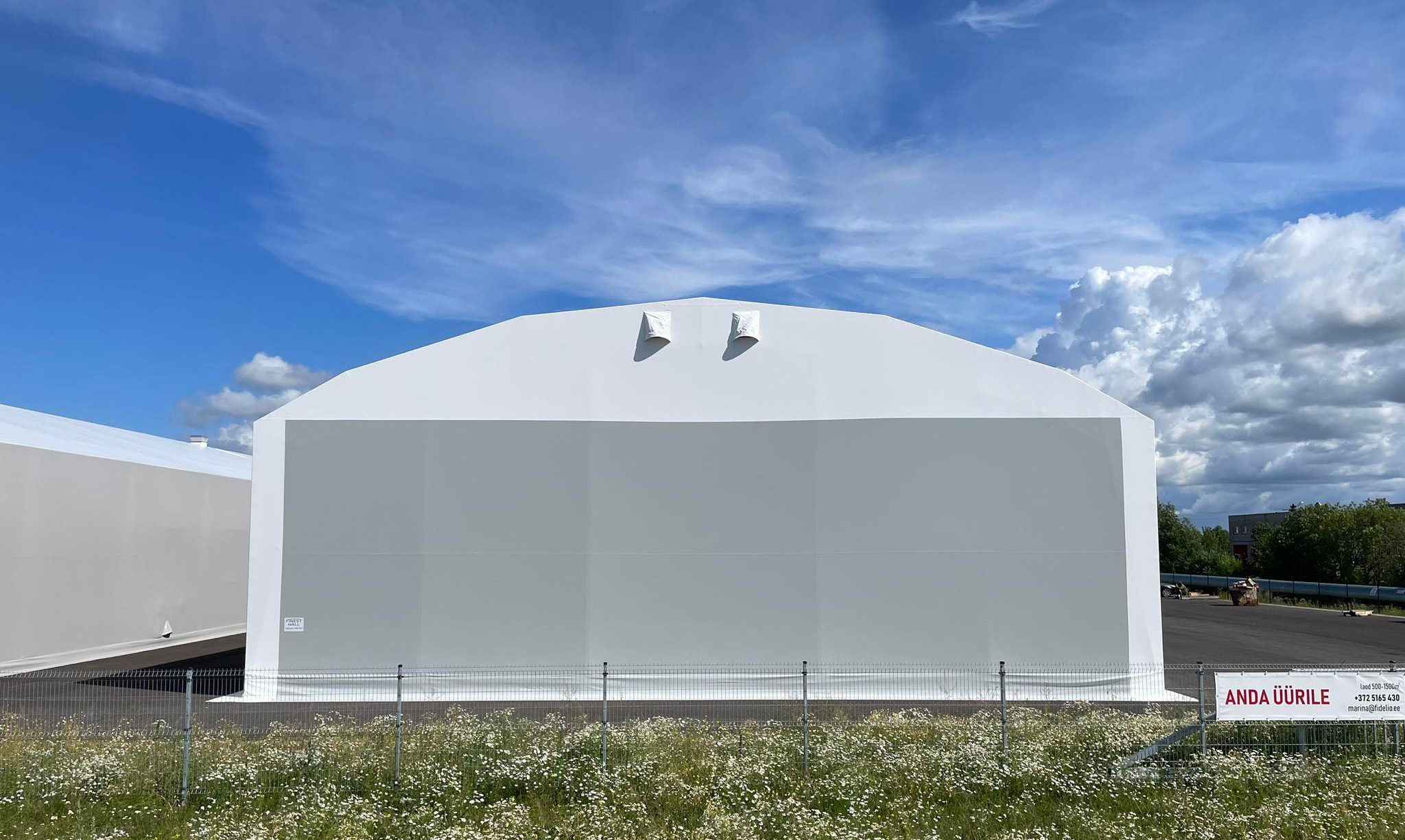 RGR Metall PVC hall 20 x 75m, H/6 – 1500 m² - FinEst-Hall Factory OÜ